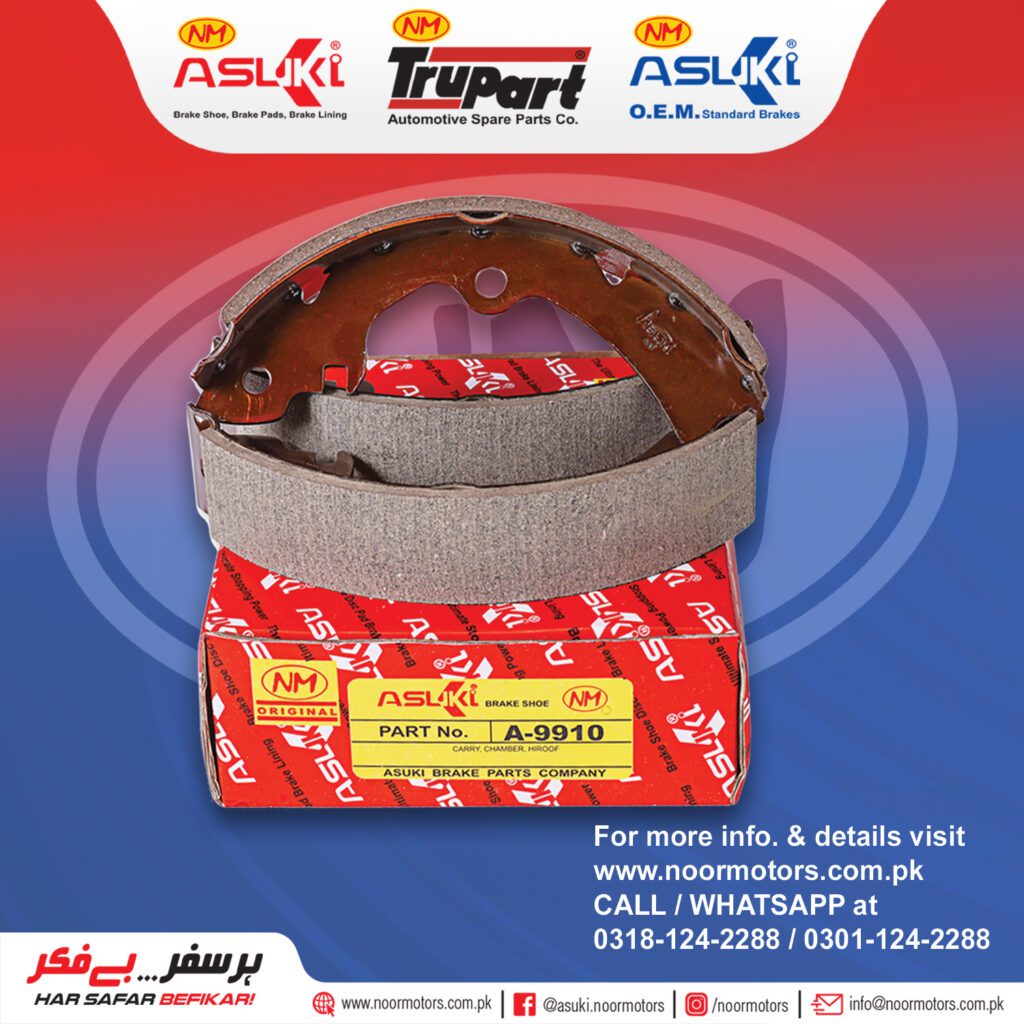 ASUKI CERAMIC & LOW METALLIC BRAKE PADS - Noor Motors